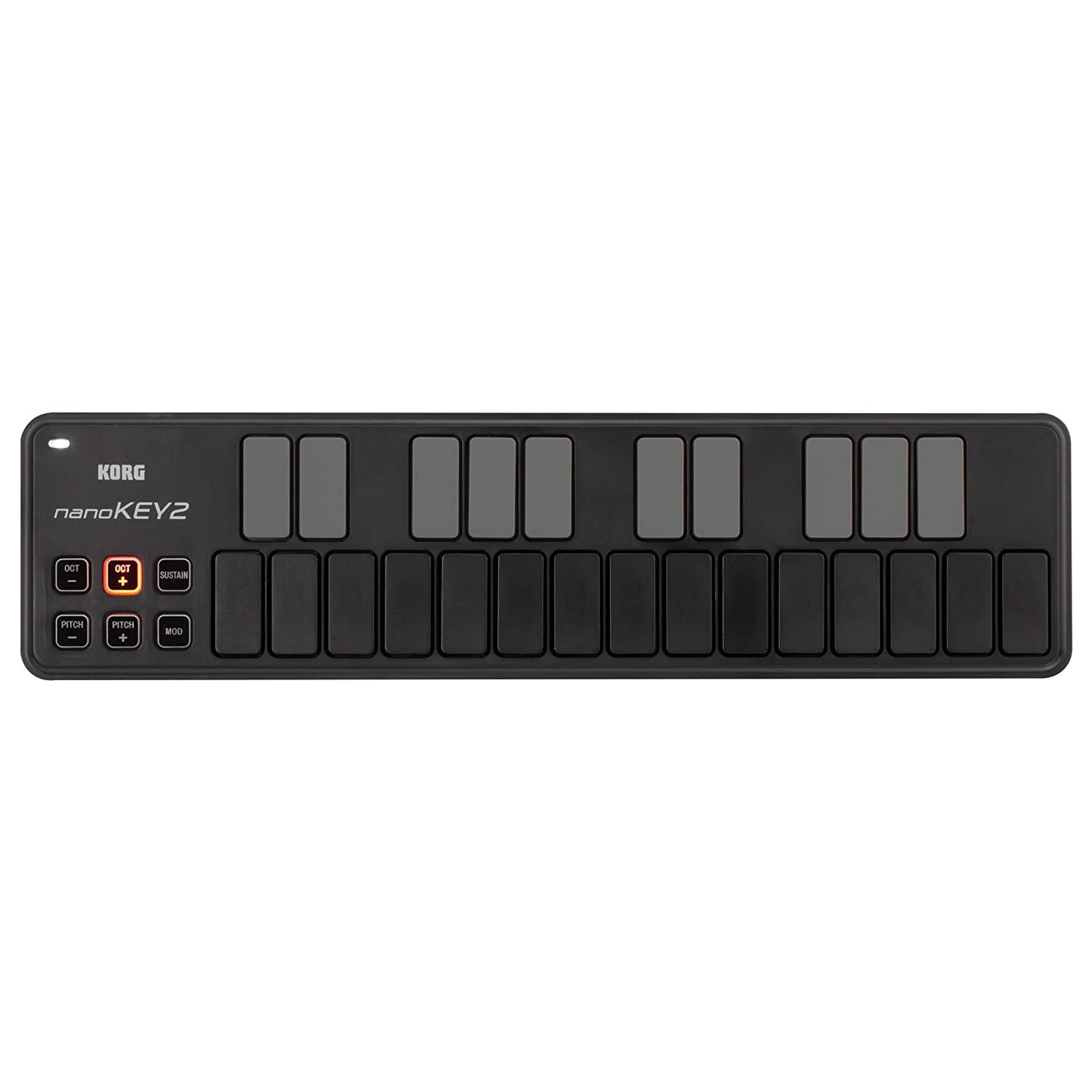 Korg nanoKEY2-BK Tastiera USB-MIDI a 25 tasti, serie micro, ergonomica ...