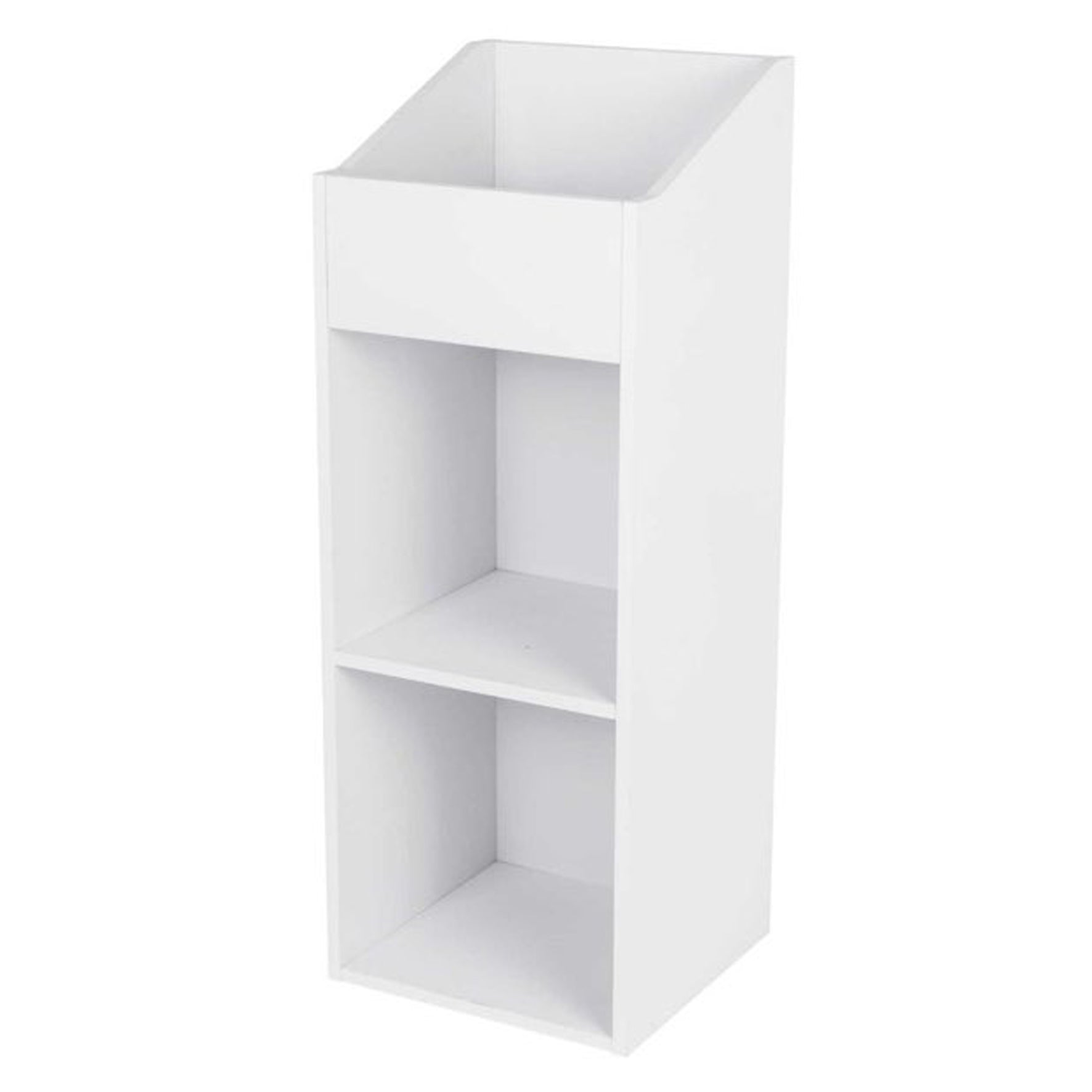 Glorious RECORD RACK 330 WHITE Raccoglitore in MDF contiene 330 vinili ...