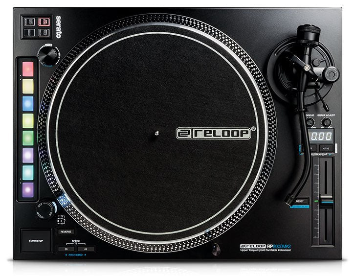 Reloop RP-8000 MK2 Giradischi Dj progettato x integrazione Serato DJ ...