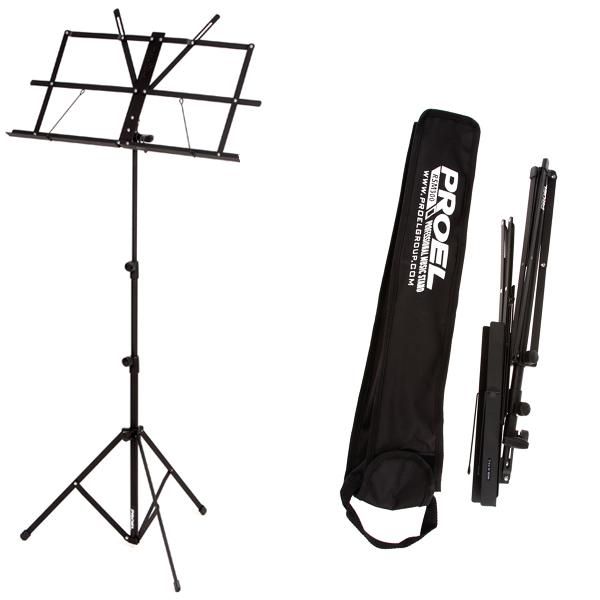 Proel RSM300 Leggio Musicale per Spartiti richiudibile con Borsa ...