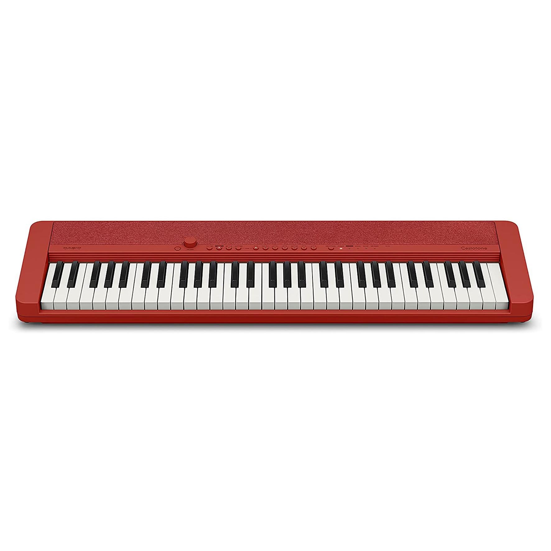 Casio CT-S1 RD Casiotone Tastiera digitale dinamica 61 Tasti porta USB ...